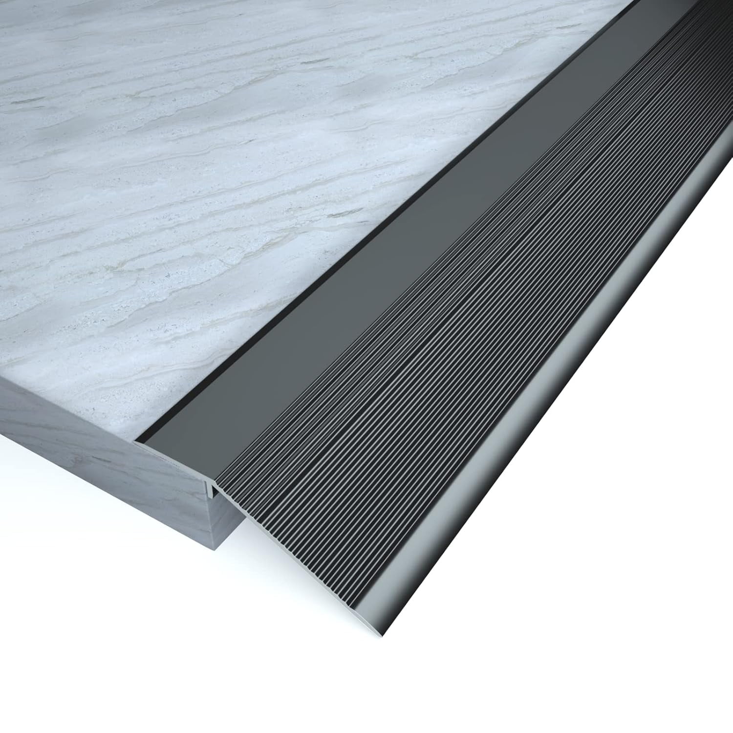 Threshold Ramps for Doorways, 48" Metal Floor Transition Strip ...