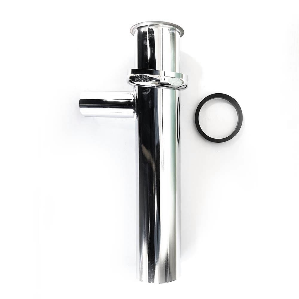 Thrifco 4400636 Chrome Plated Brass Tubular Plain Branch Sink Tailpiece ...