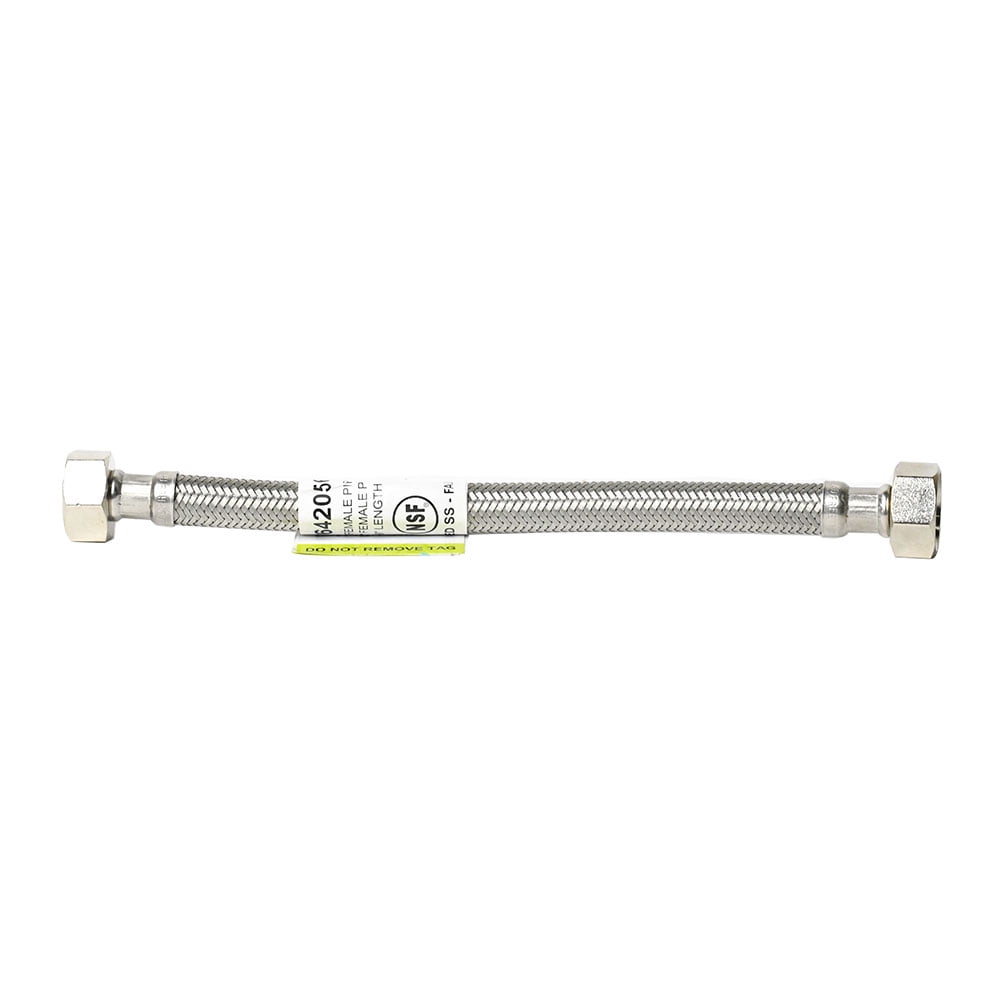 Thrifco 4401422 1/2 Inch FIP x 1/2 Inch FIP x 20 Inch Long Stainless ...