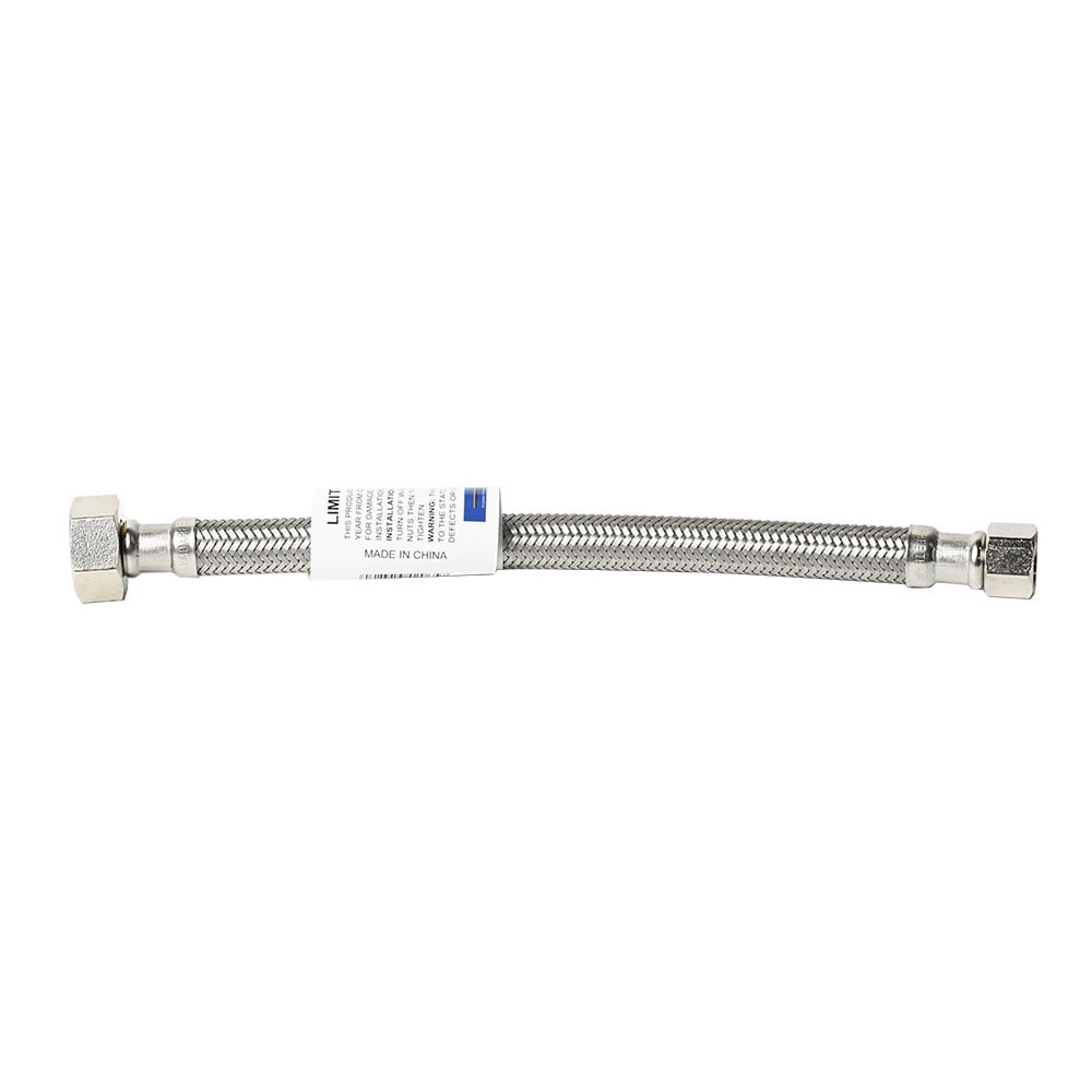 Thrifco 4401446 3/8 Inch Comp x 1/2 Inch FIP x 48 Inch Long Stainless ...