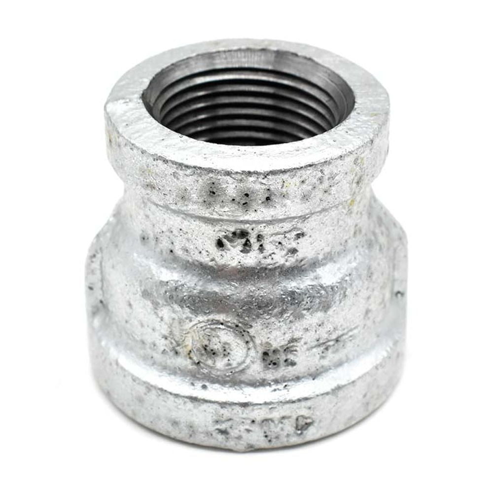 Thrifco 5218030 1/2 Inch x 1/4 Inch Galvanized Steel Reducer Coupling ...
