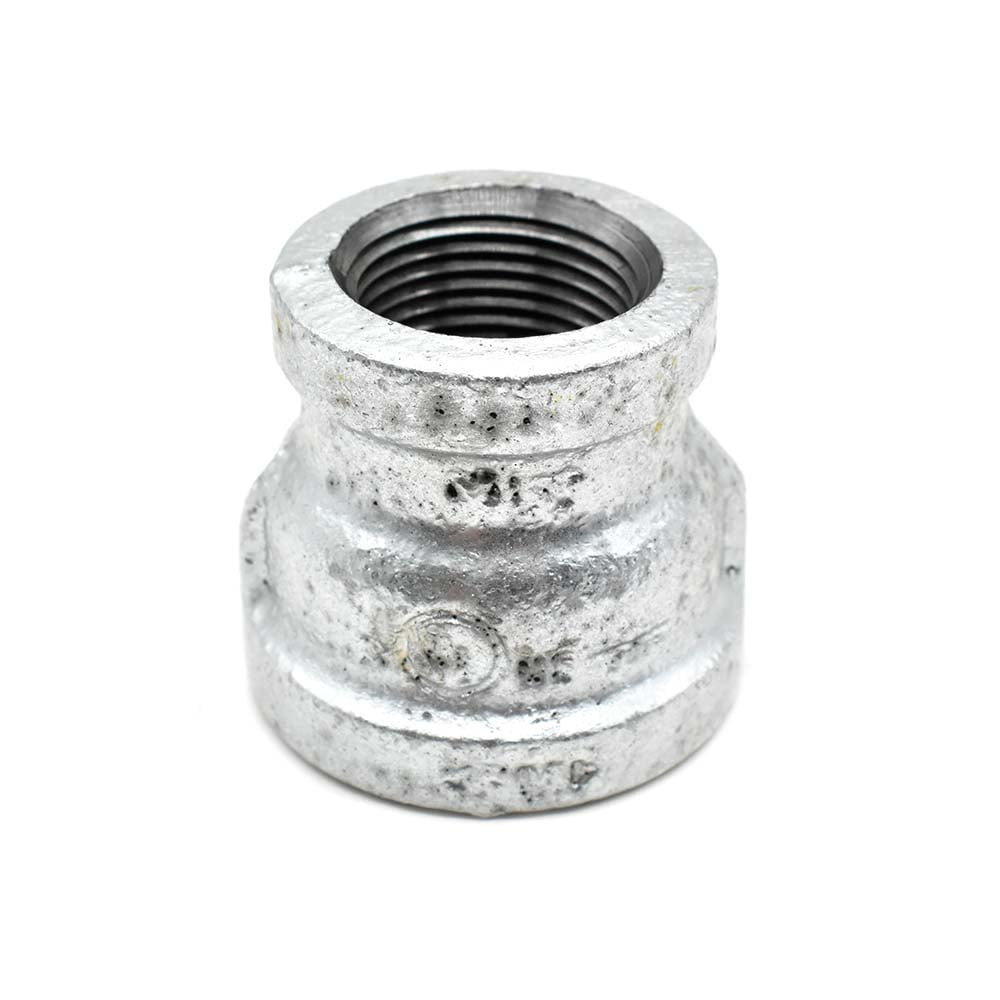 Thrifco 5218044 1-1/2 Inch x 1 Inch Galvanized Steel Reducer Coupling ...