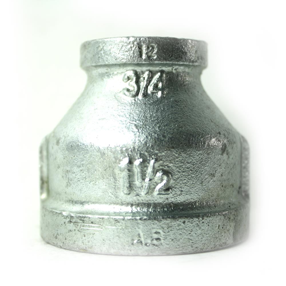 Thrifco 5218045 1-1/2 Inch x 3/4 Inch Galvanized Steel Reducer Coupling ...