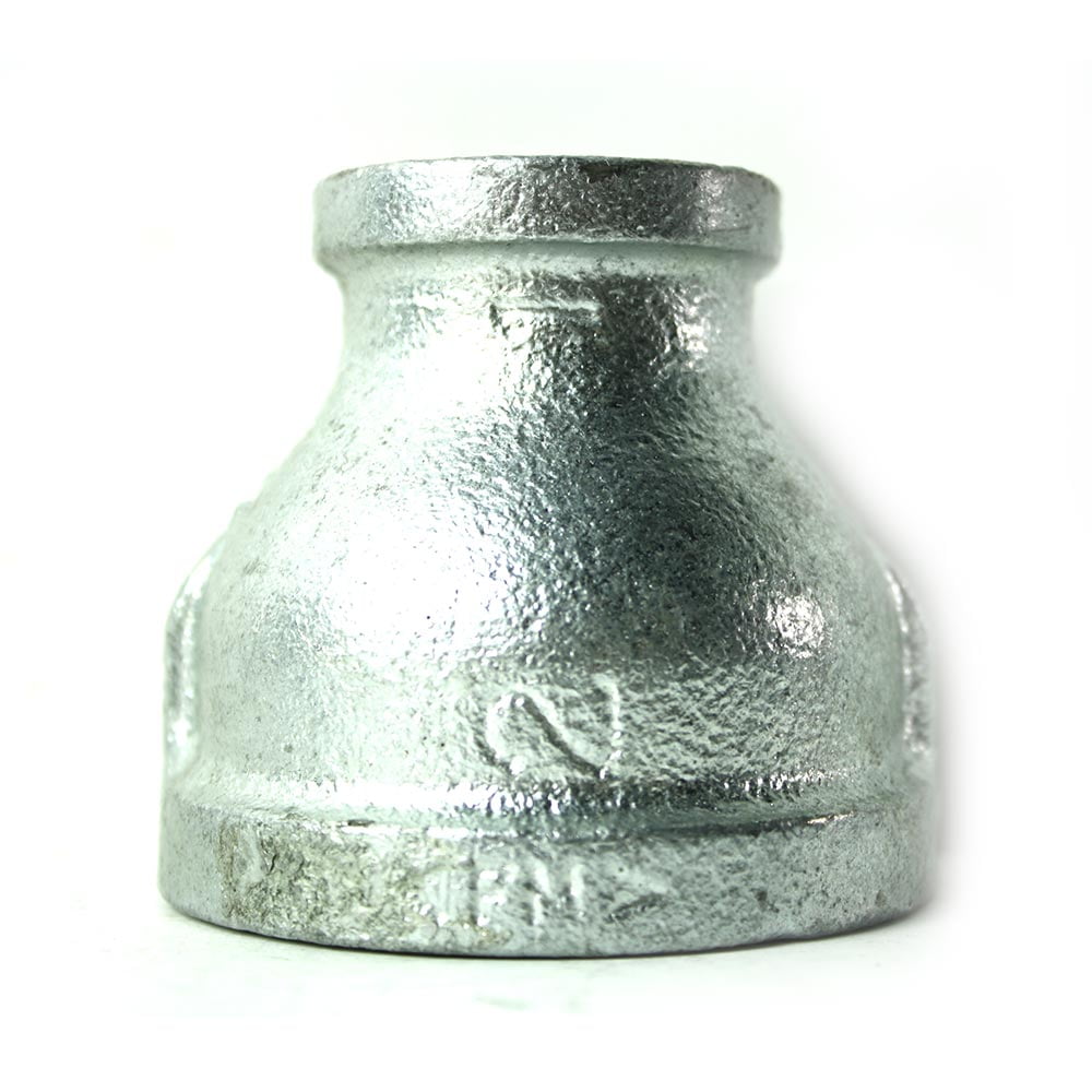 Thrifco 5218049 2 Inch x 1 Inch Galvanized Steel Reducer Coupling ...
