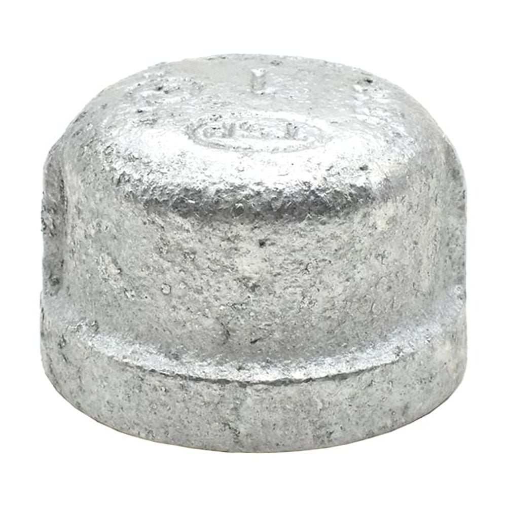 Thrifco 5218085 1 Inch Galvanized Steel Cap - Walmart.com