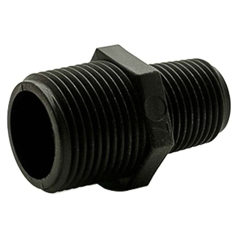 Thrifco 6620239 1/2 Inch X 3/4 Inch Poly Hex Nipple - Walmart.com