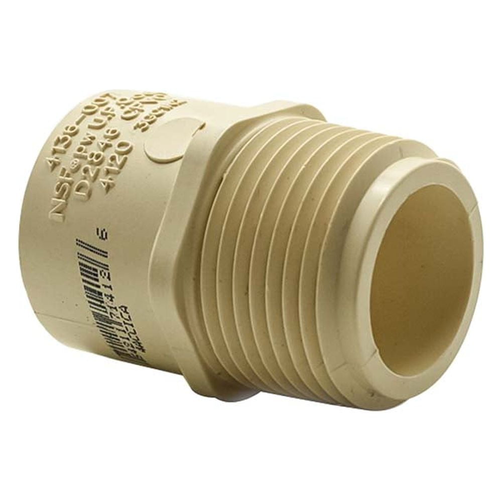Thrifco 6624032 1/2 CPVC Male Adapter - Walmart.com