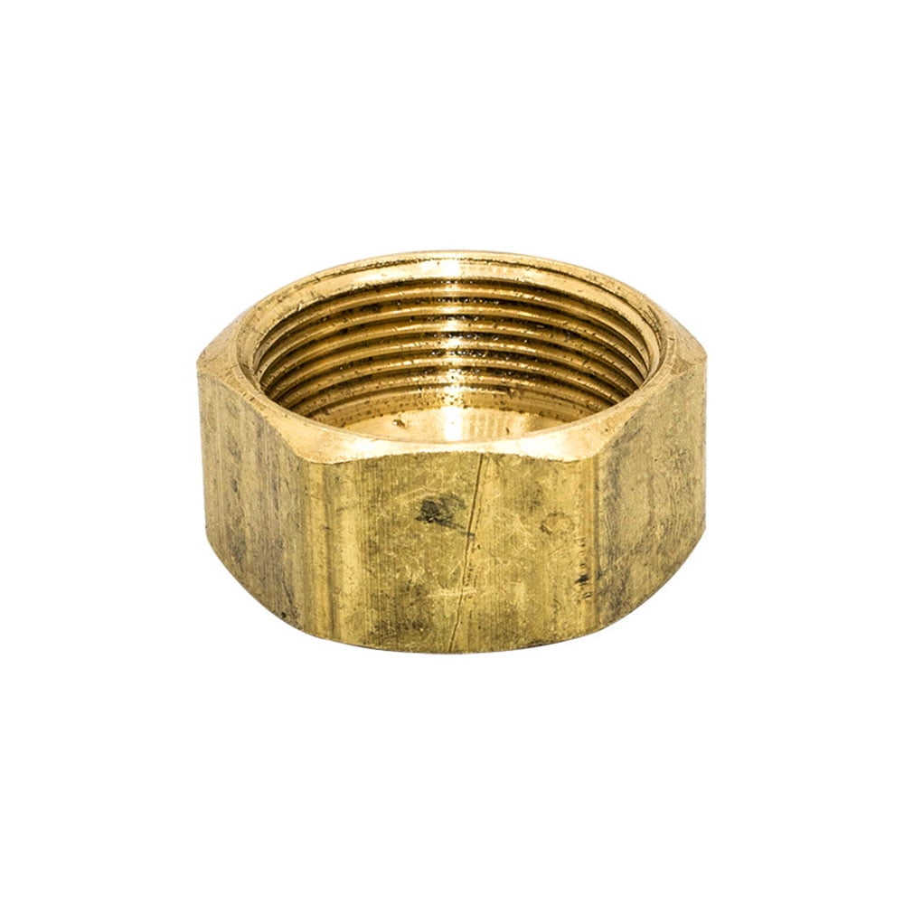 Thrifco 6961006 #61 1/2 Inch Lead-Free Brass Compression Nut - Walmart.com