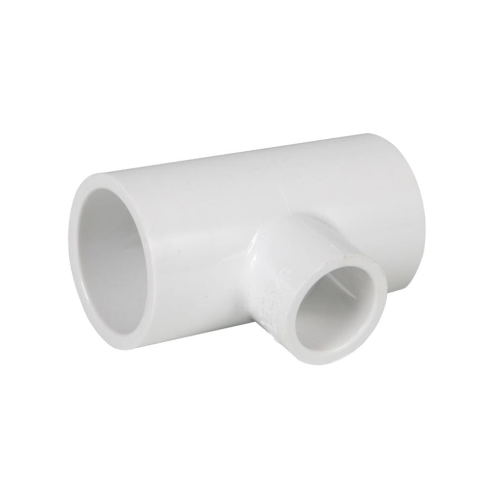 Thrifco 8114546 1 Inch Slip x 1/2 Inch Slip PVC Tee SCH 40 - Walmart.com