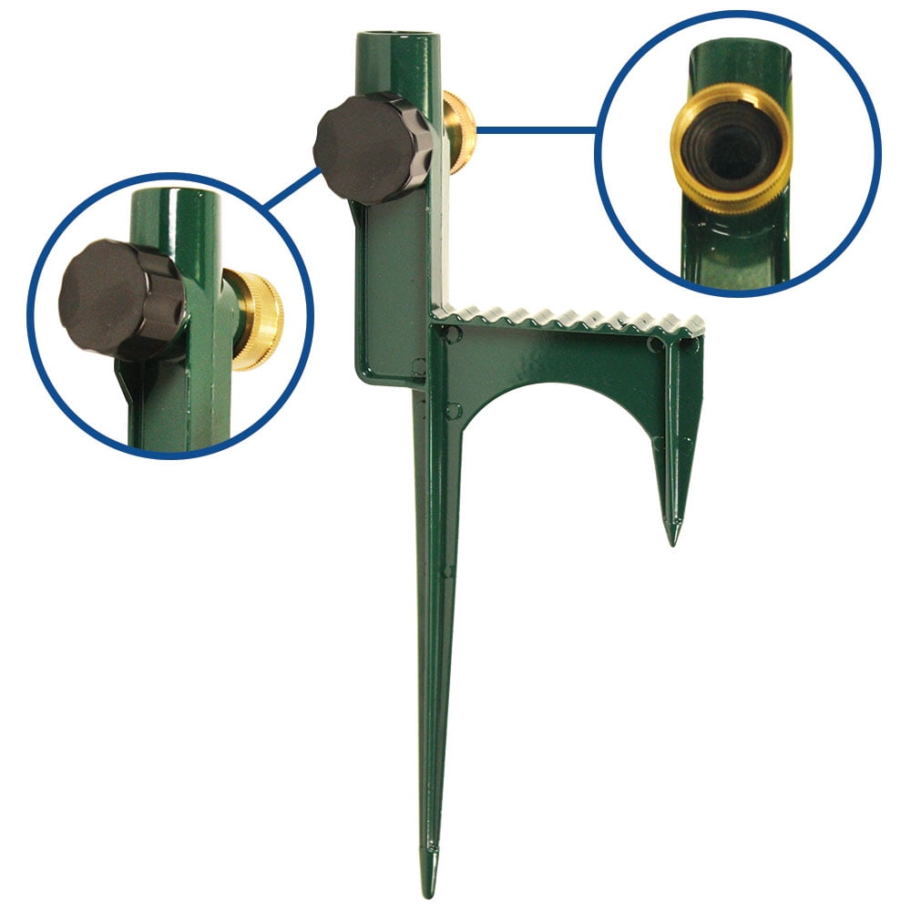 Thrifco 8430422 Heavy-Duty Zinc Sprinkler Head Step Spike - Walmart.com