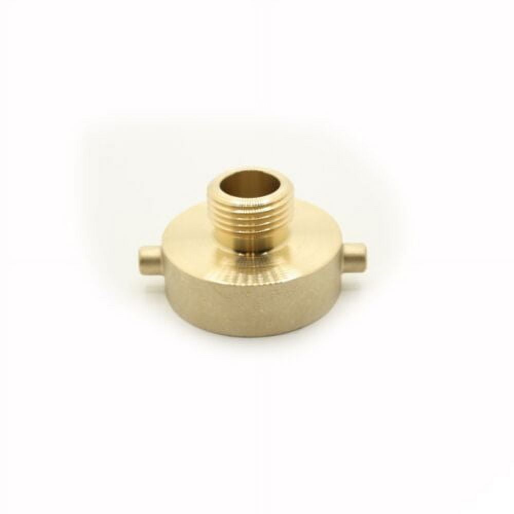 Thrifco 8612022 2-1/2 Inch Female NH/NST X 3/4 Inch Male GHT Brass ...