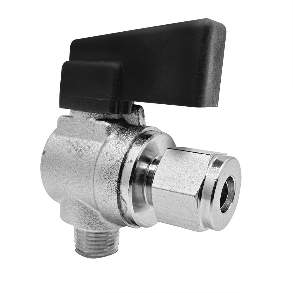 Thrifco 9415125 1/4 Inch Comp x 1/8 Inch MIP Stainless Steel Mini Angle ...