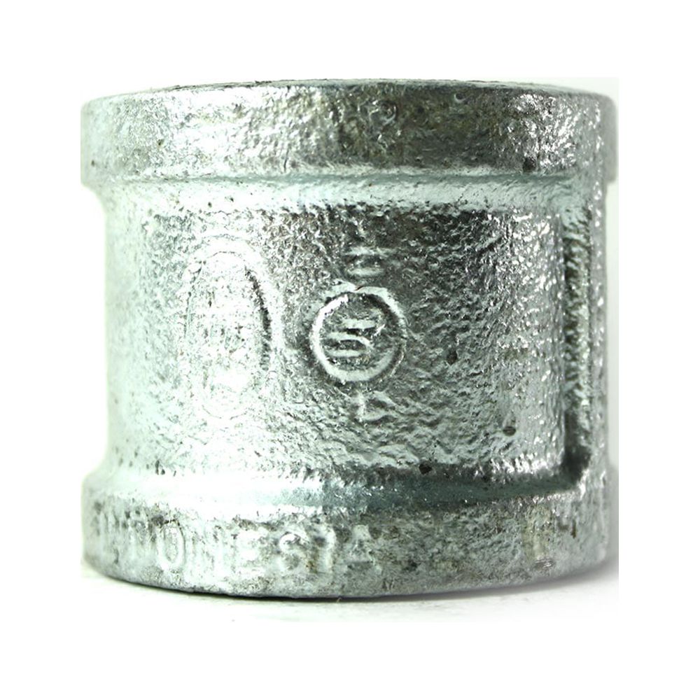 Thrifco Plumbing 5218024 1-1/2 Inch Galvanized Steel Coupling - Walmart.com