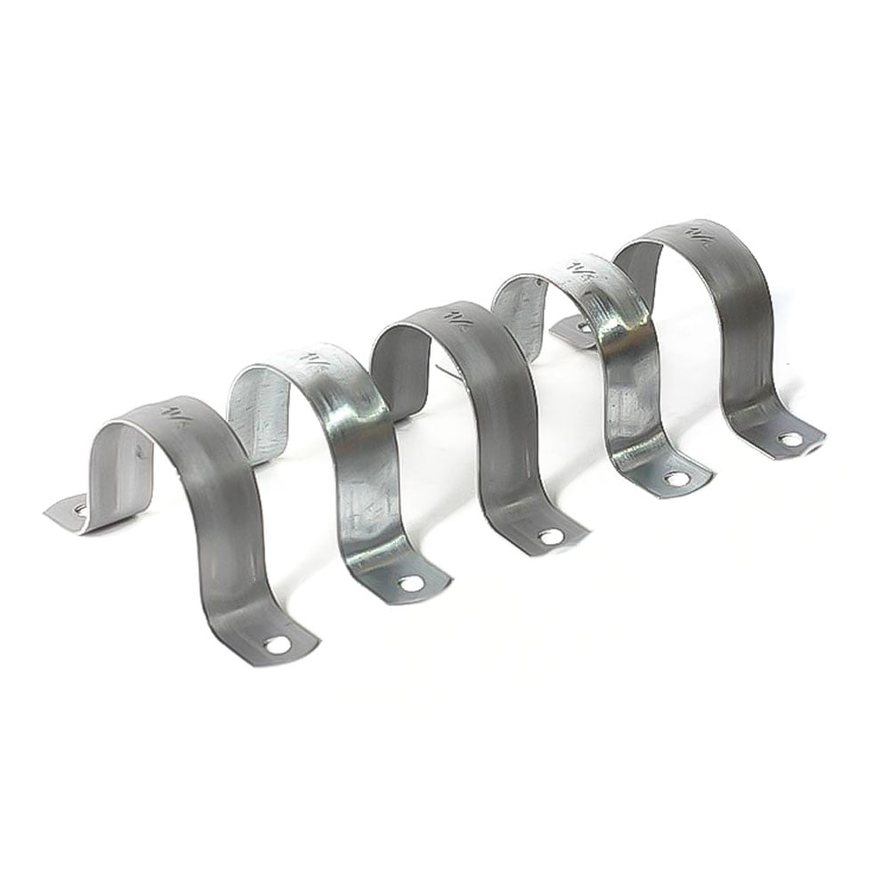 Thrifco Plumbing 5244257 1-1/2 Inch Galvanized Pipe Straps -5/Bag ...