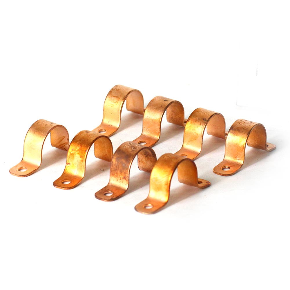 Thrifco Plumbing 5436194 3/4 Inch Copper Straps - 10/Bag - Walmart.com