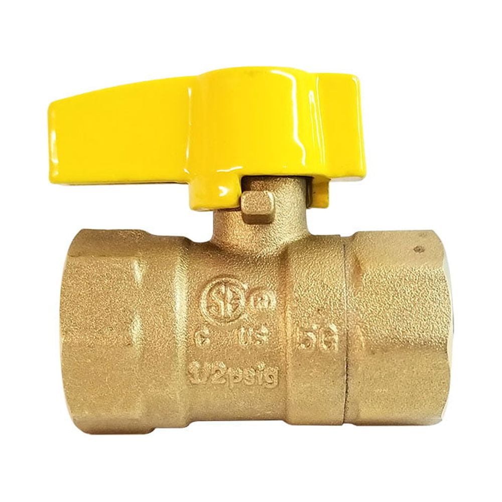Thrifco Plumbing 6415085 3/4 Ips Ball Gas Valve Aga - Walmart.com