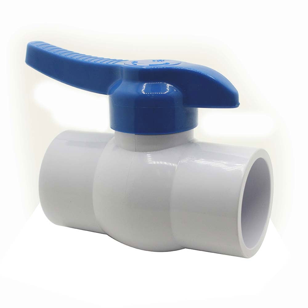 Thrifco Plumbing 6415218 4 Inch Slip Heavy-Duty PVC Ball Valve with ...