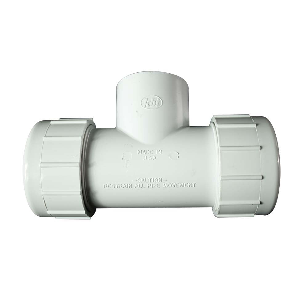 Thrifco Plumbing 6622190 1 Inch PVC St Comp. Tee - Walmart.com