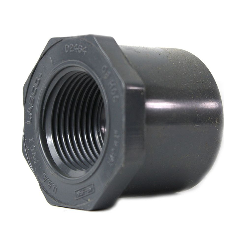 Thrifco Plumbing 8213478 2 Inch x 1-1/4 Inch Slip x Threaded PVC ...