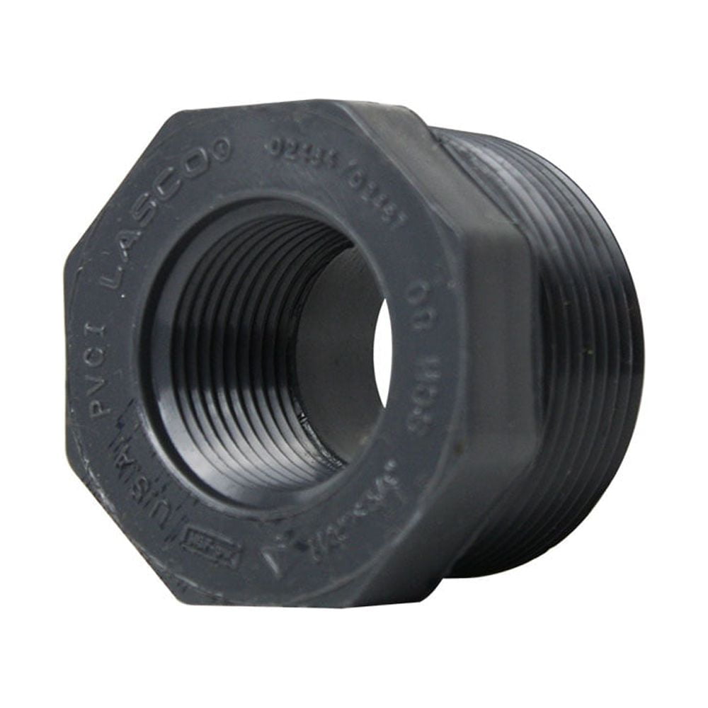 Thrifco Plumbing 8213578 1-1/4 Inch X 3/4 Inch Threaded X Threaded Pvc ...