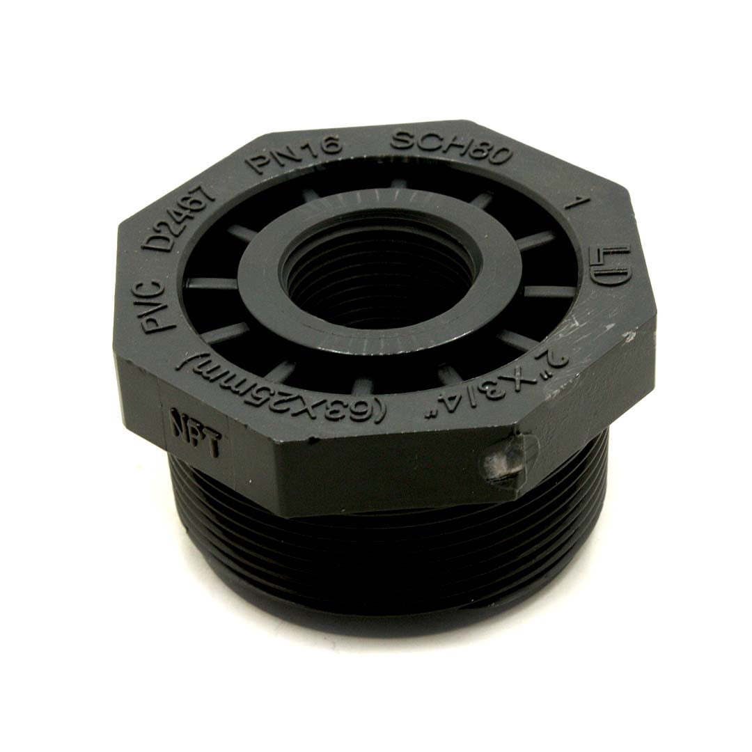 Thrifco Plumbing 8213604 2 Inch X 3/4 Inch Threaded X Threaded Pvc ...