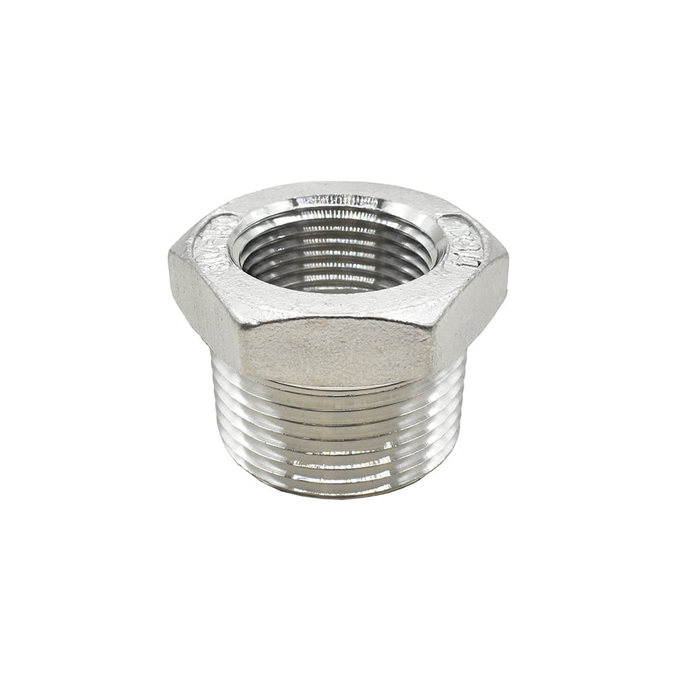 Thrifco Plumbing 8918065 1 X 3/4 Hex Bushing Stainless Steel - Bulk ...