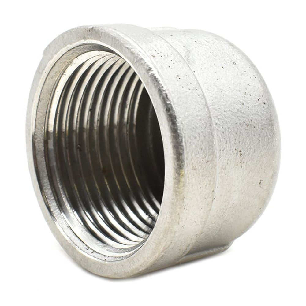 Thrifco Plumbing 8918088 2 Inch Cap Stainless Steel - Walmart.com