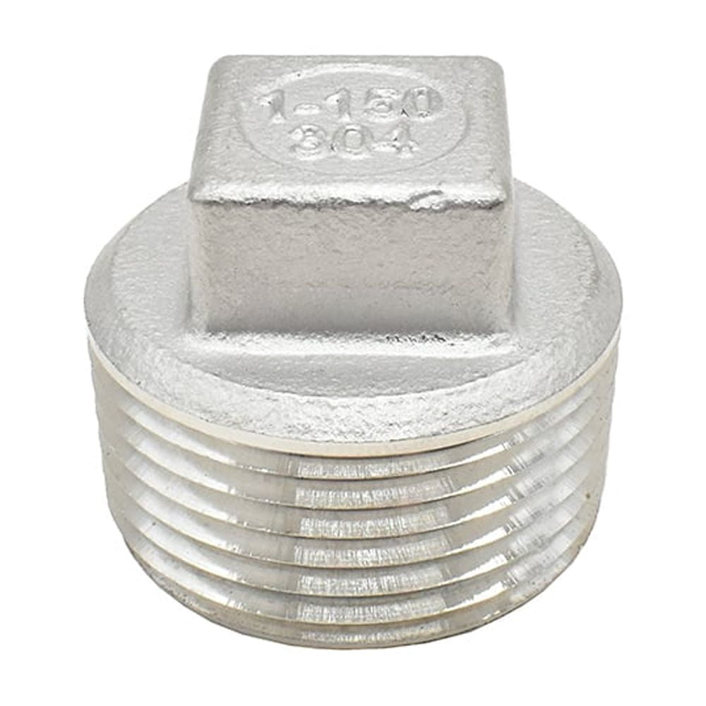 Thrifco Plumbing 8918094 1 Inch Plug Stainless Steel - Bulk - Walmart.com