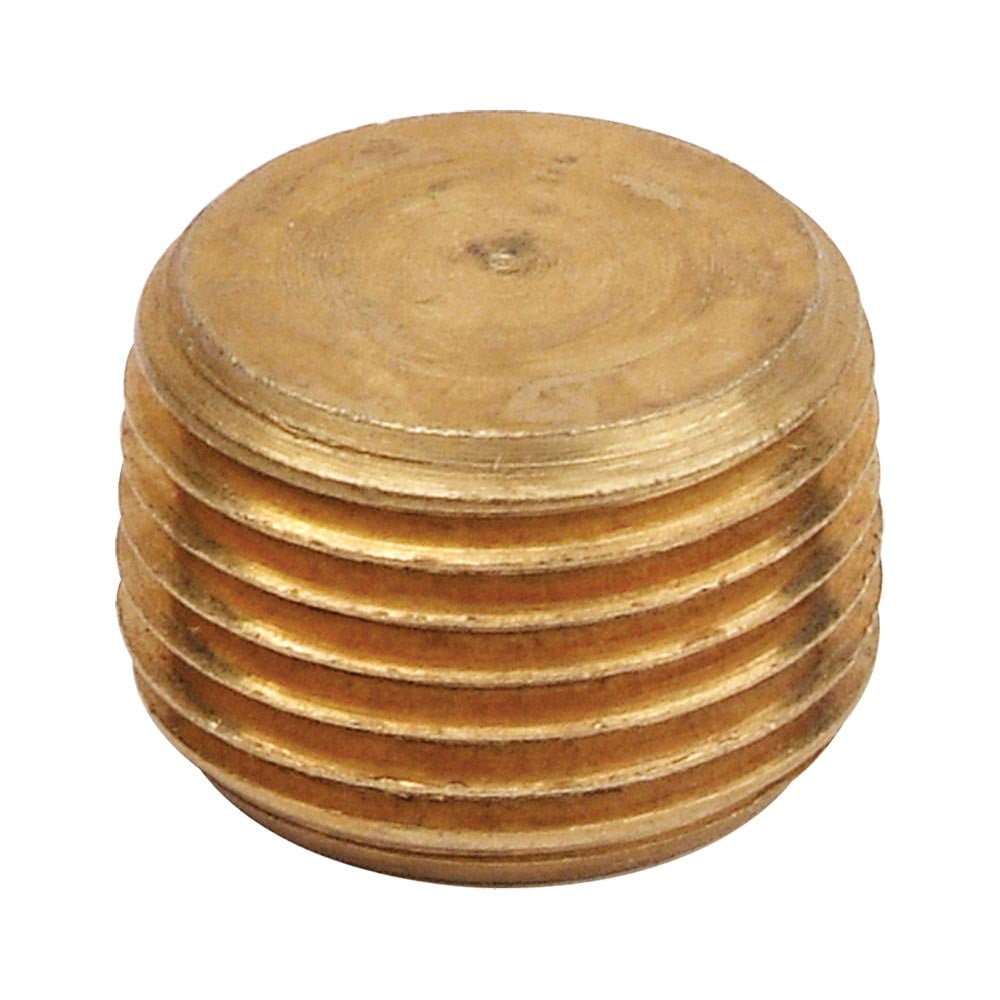 Thrifco Plumbing 9318116 1/4 Inch Brass Counter Sink Plug - Walmart.com
