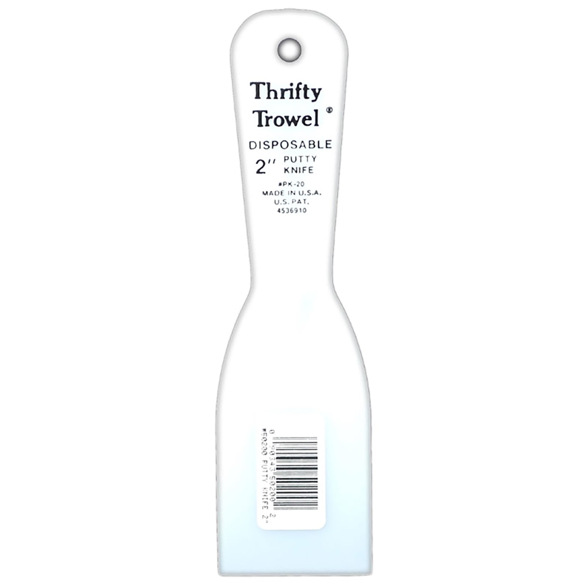 Thrifty Trowel Disposable 2in Putty Knife plastic disposable (box of 36 ...