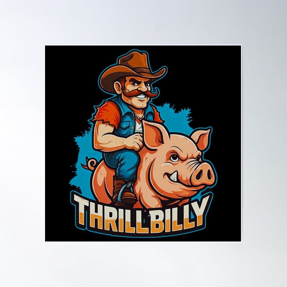 Thrillbilly 28 Poster Wall Art, Modern Wall Decor For Living Room ...