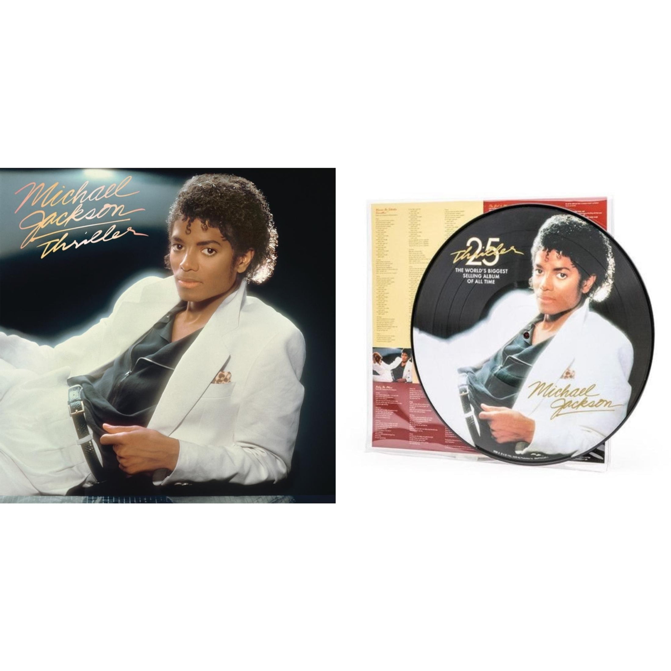 Thriller (140G/Gatefold) & Thriller (Picture Disc) [LP Vinyl Bundle ...