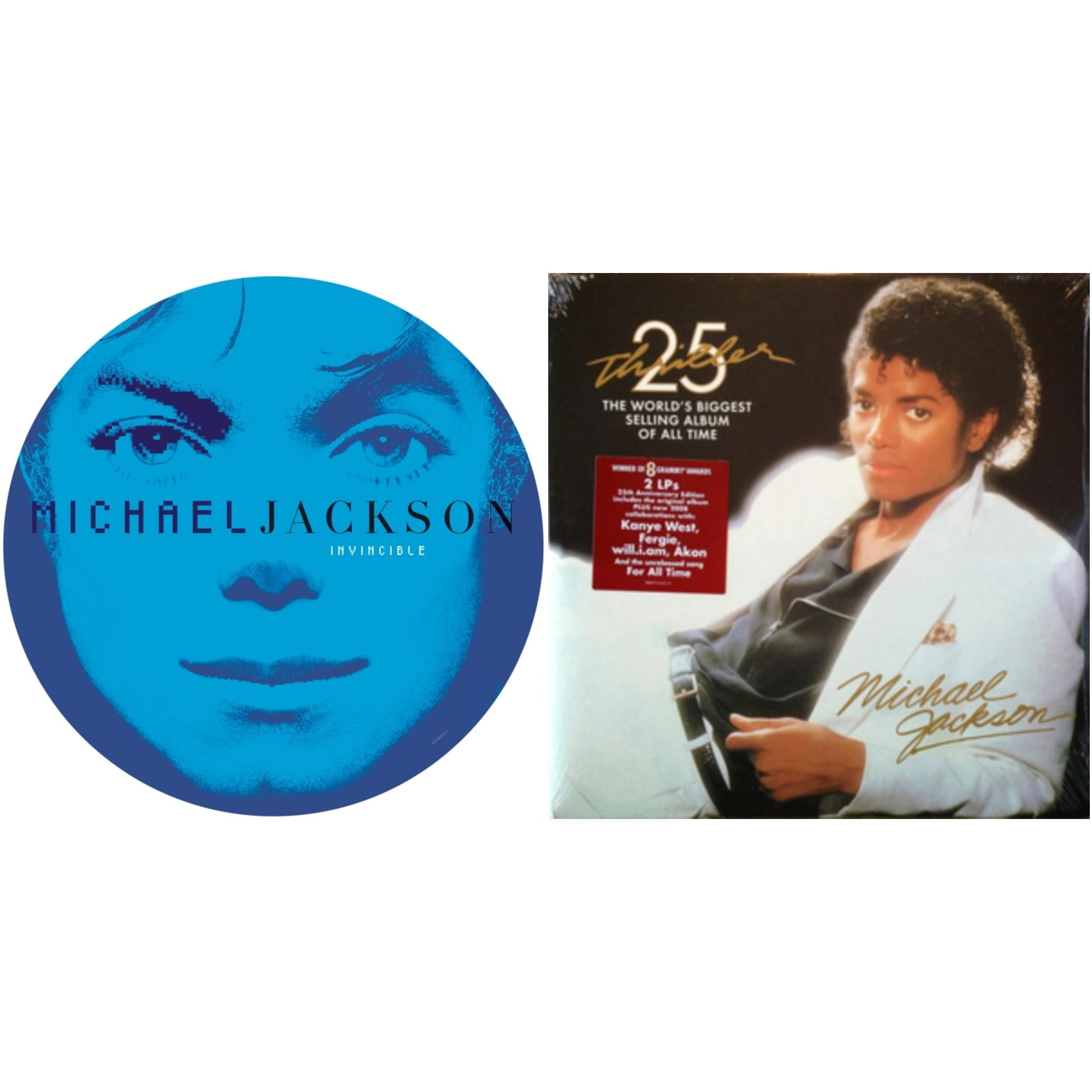 Invincible (2LP/Picture Disc) & Thriller (25Th Anniversary Edition/2LP ...