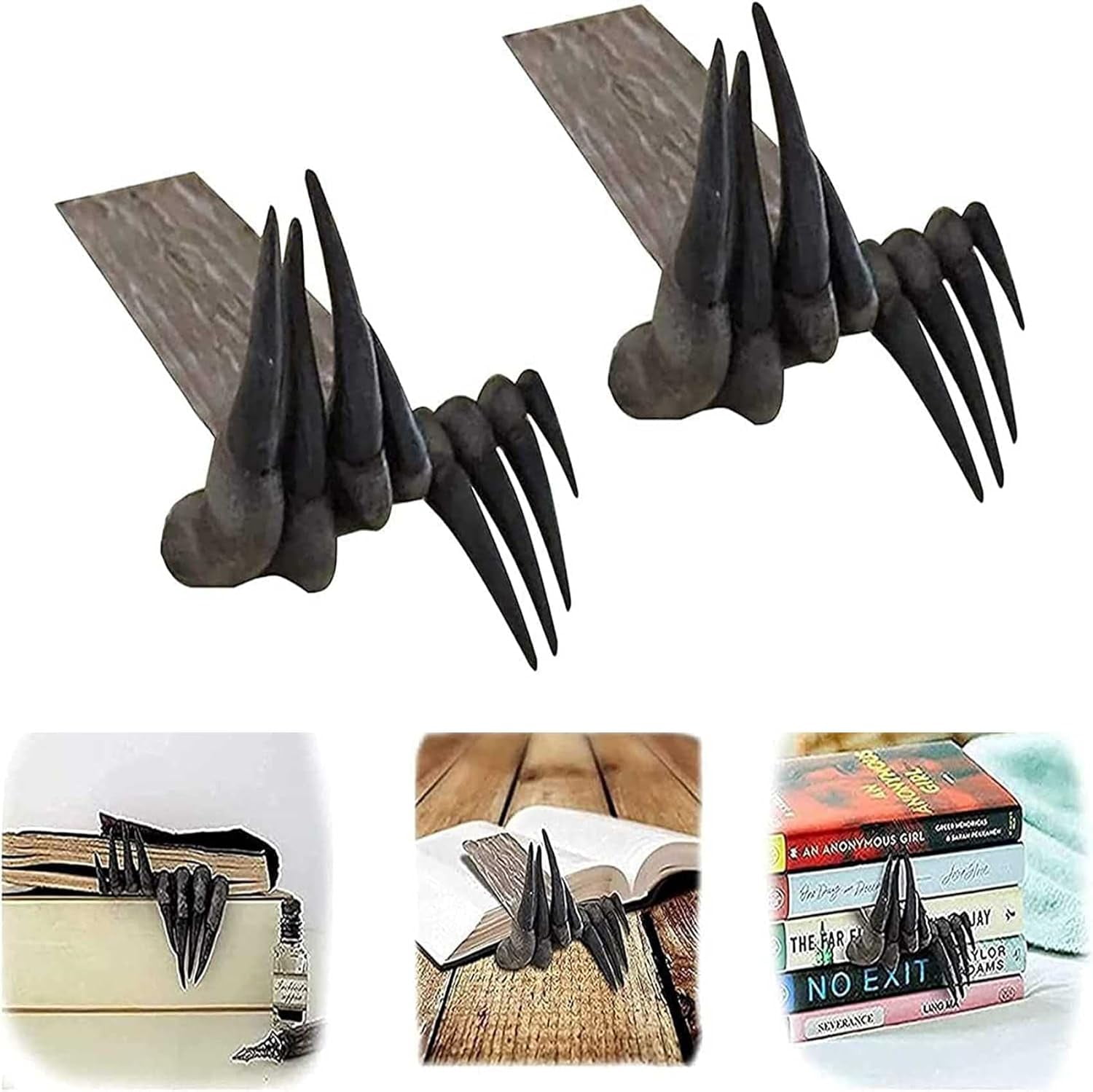 Thriller Demon Hand Bookmark - Creepy Devil's Hand, 3D Latex Material ...