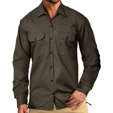 Dickies M Ss Ls Dow Work Shirt - Walmart.com