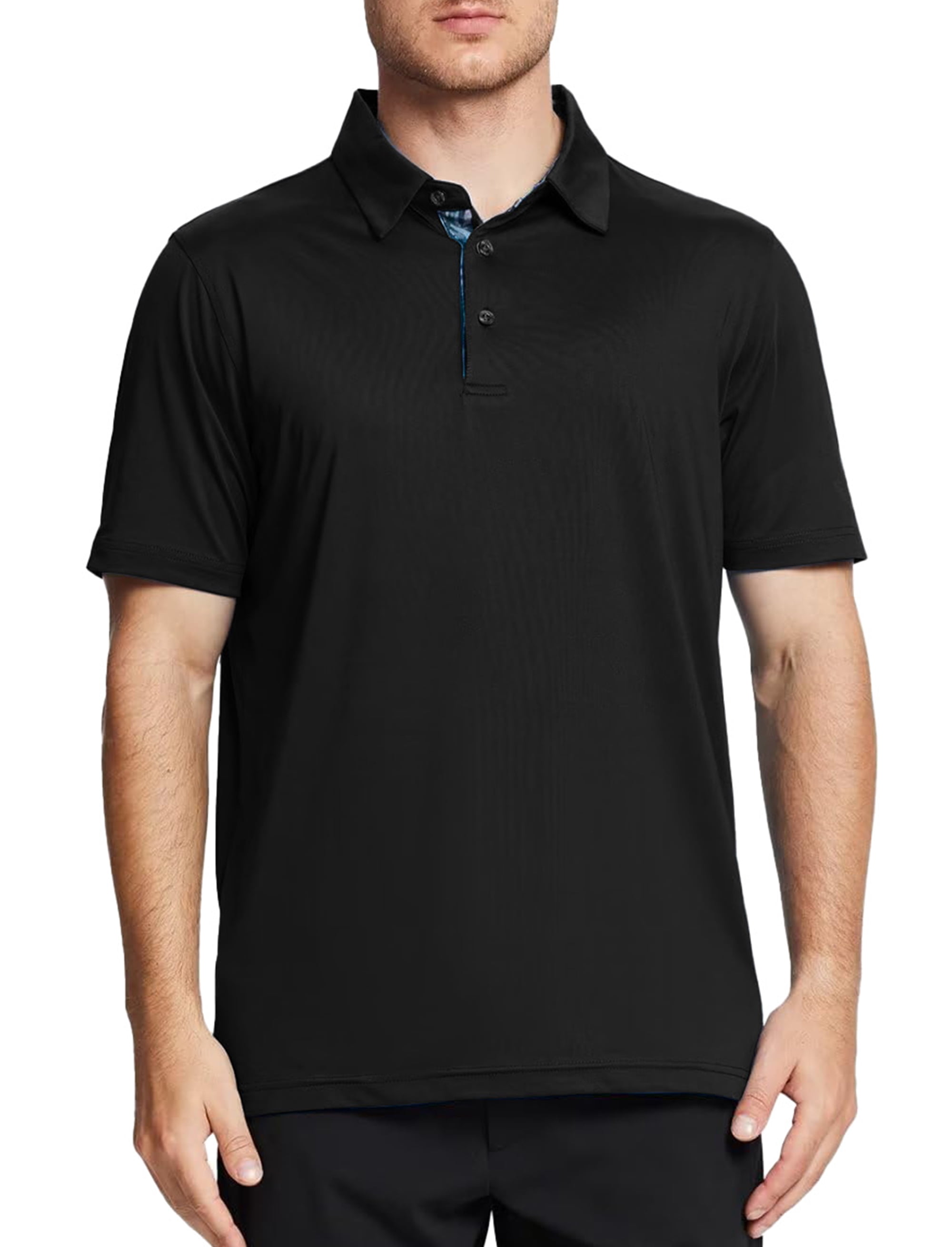 Thrilos Short Sleeve Polo Shirts for Men Quick-Dry Fit Performance Golf ...