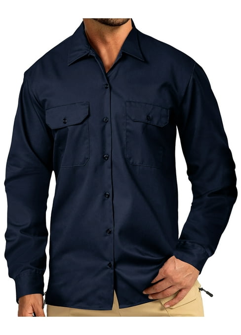ATG by Wrangler® Men's Asymmetric Zip Pocket Shirt with UPF 40+ - Walmart.com