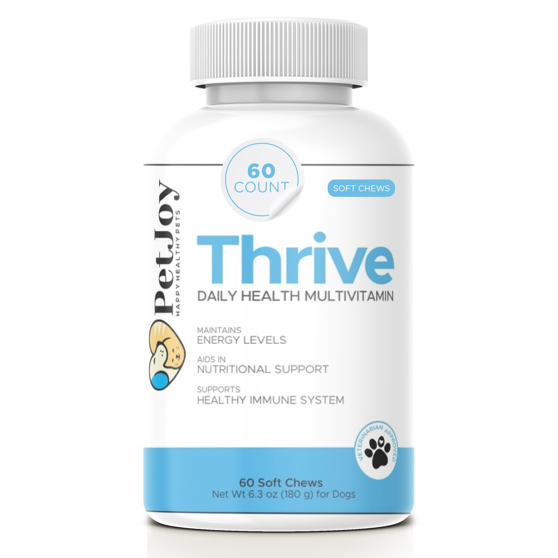 Thrive Dog Multivitamin Soft Chew - Daily Dog Vitamins For Energy, Healthy Skin & Coat, And ...