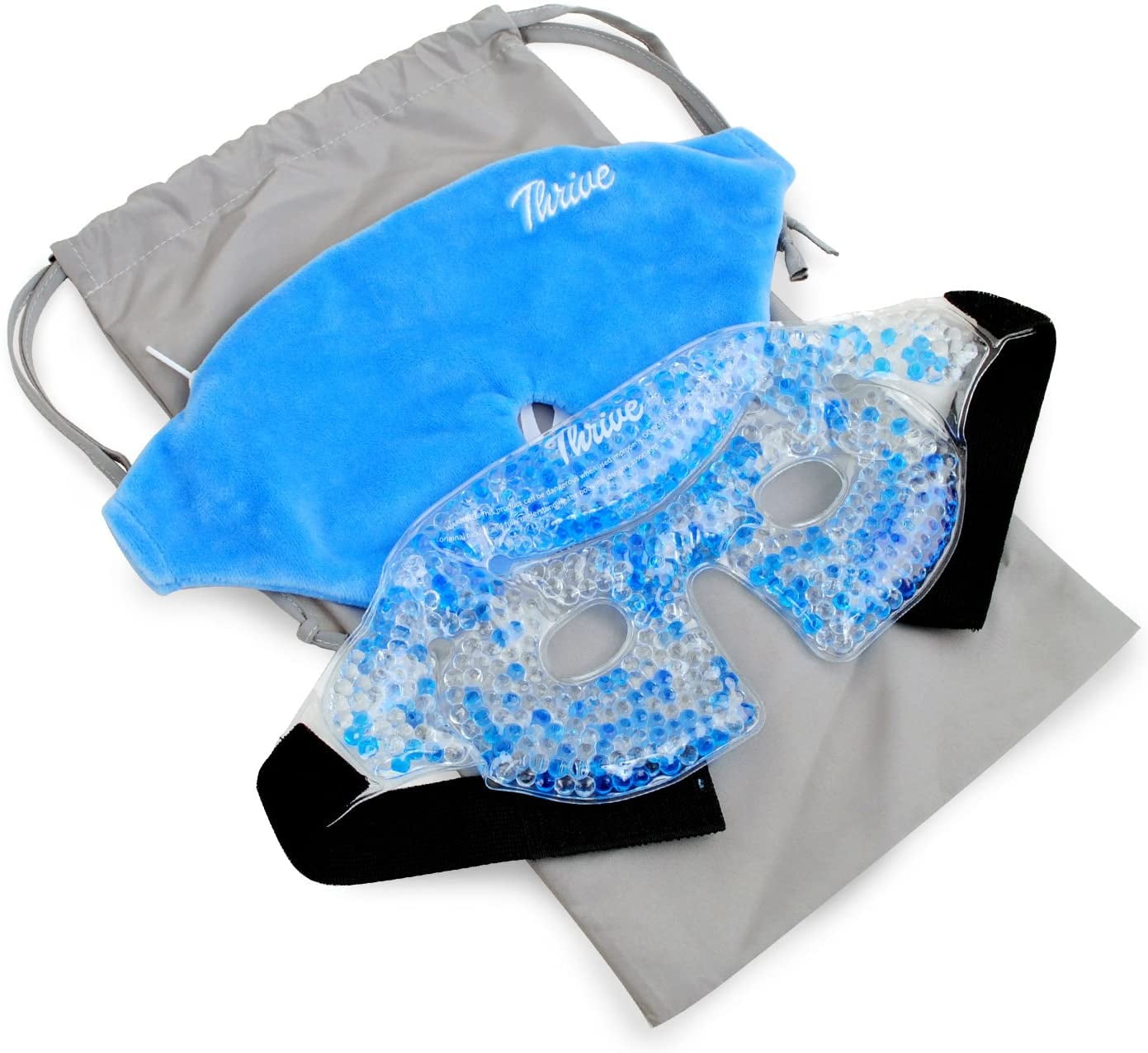 Thrive | Hot & Cold Eye Mask | Light Blue - Walmart.com