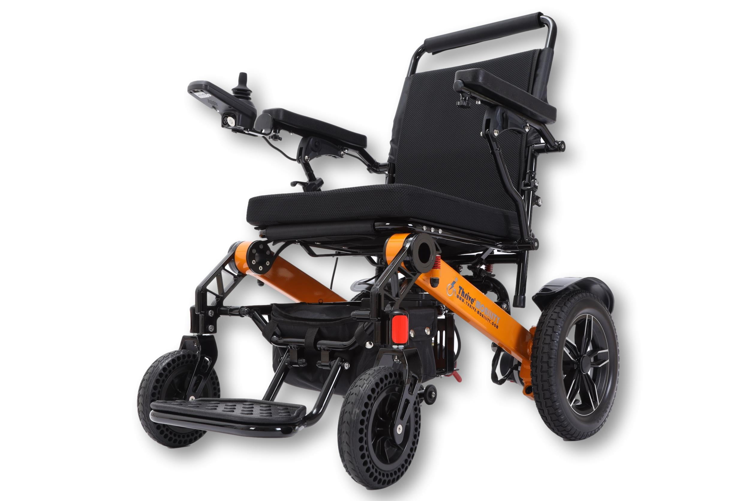Thrive Mobility Lightweight Folding Electric Wheelchair for Adults with ...