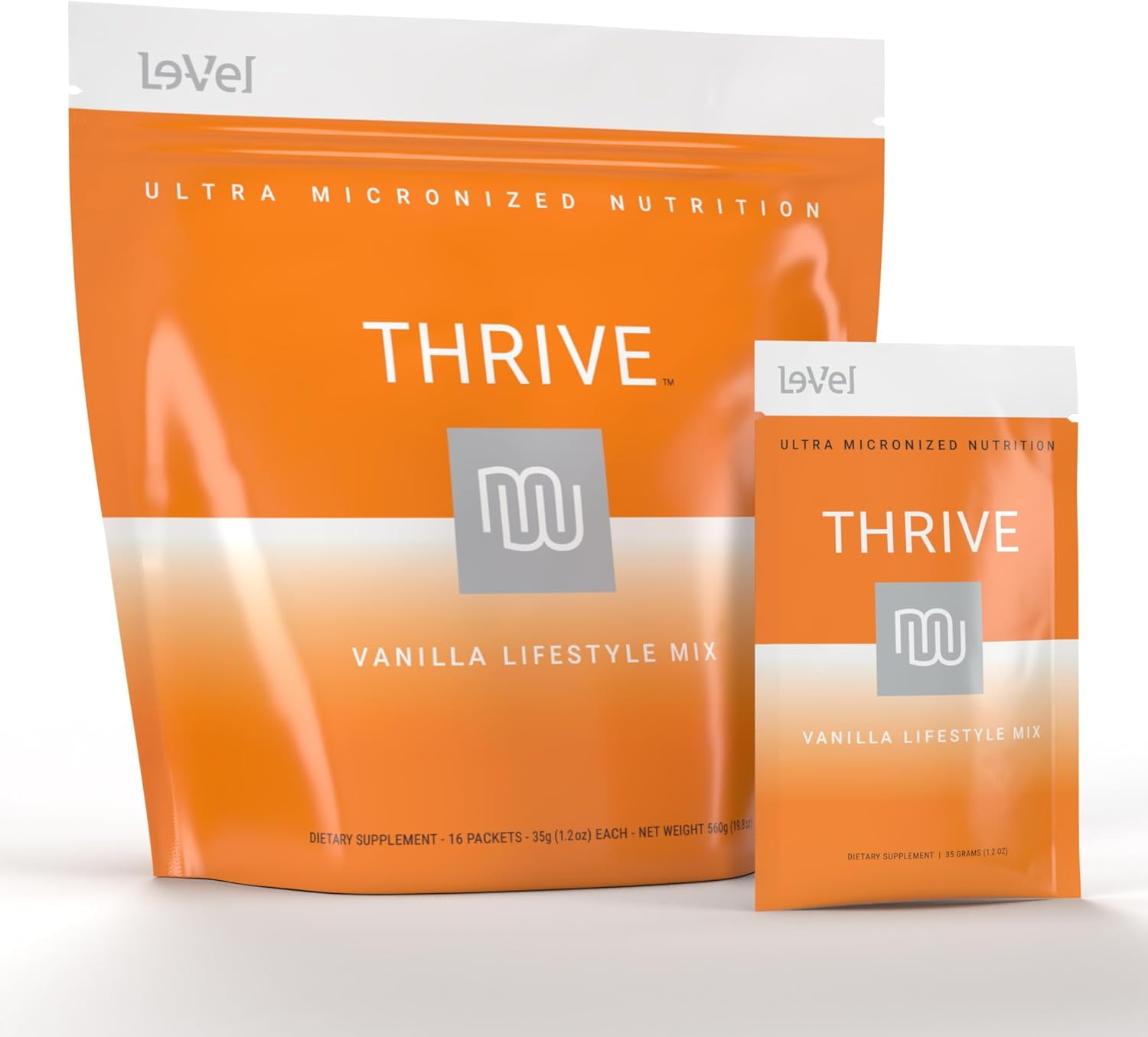 Thrive Protein Shake | 16 Packets (35g Each) | Gluten-Free, Pea Protein ...