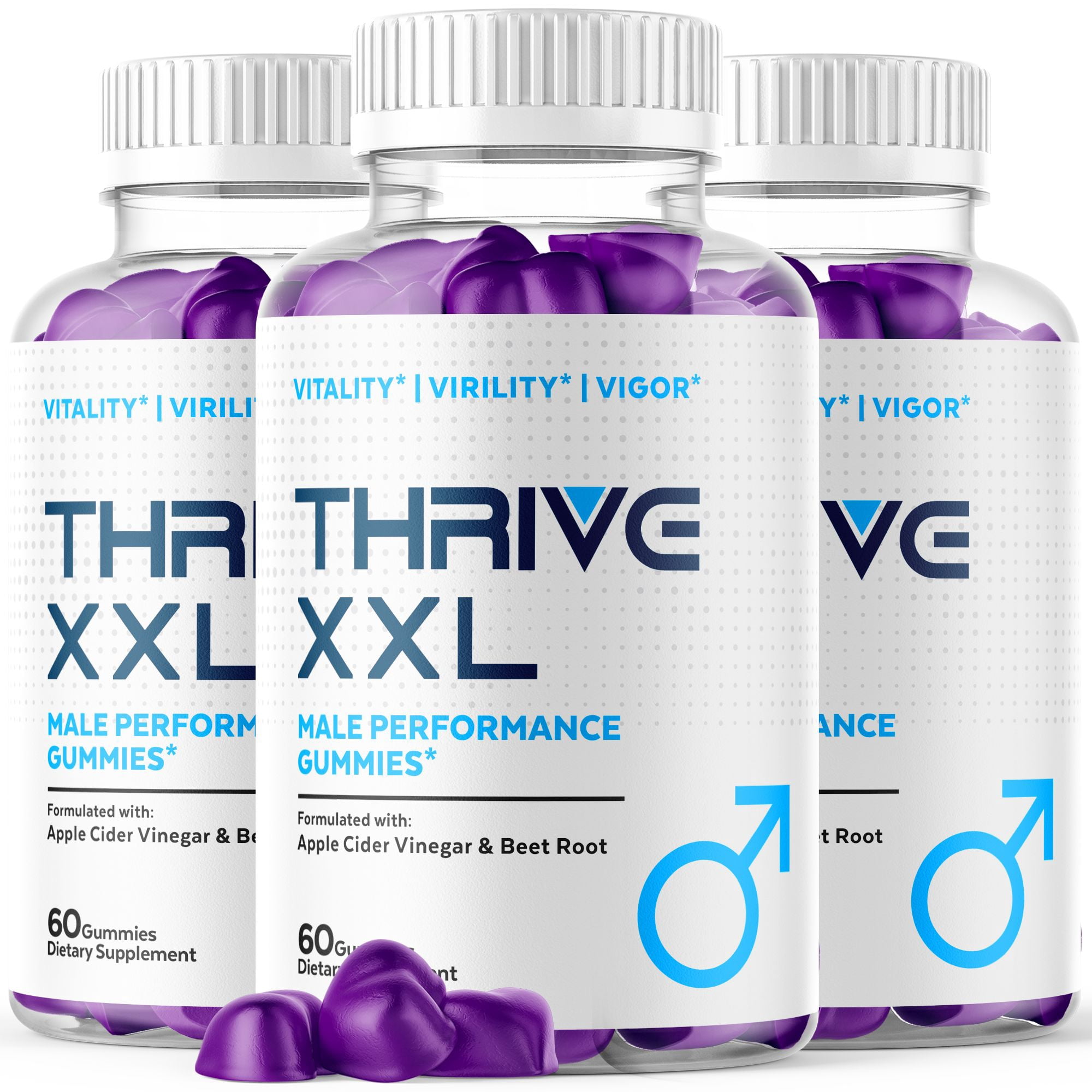 Thrive XXL Gummies Advanced Formula All Natural Vitamin Supplement ...