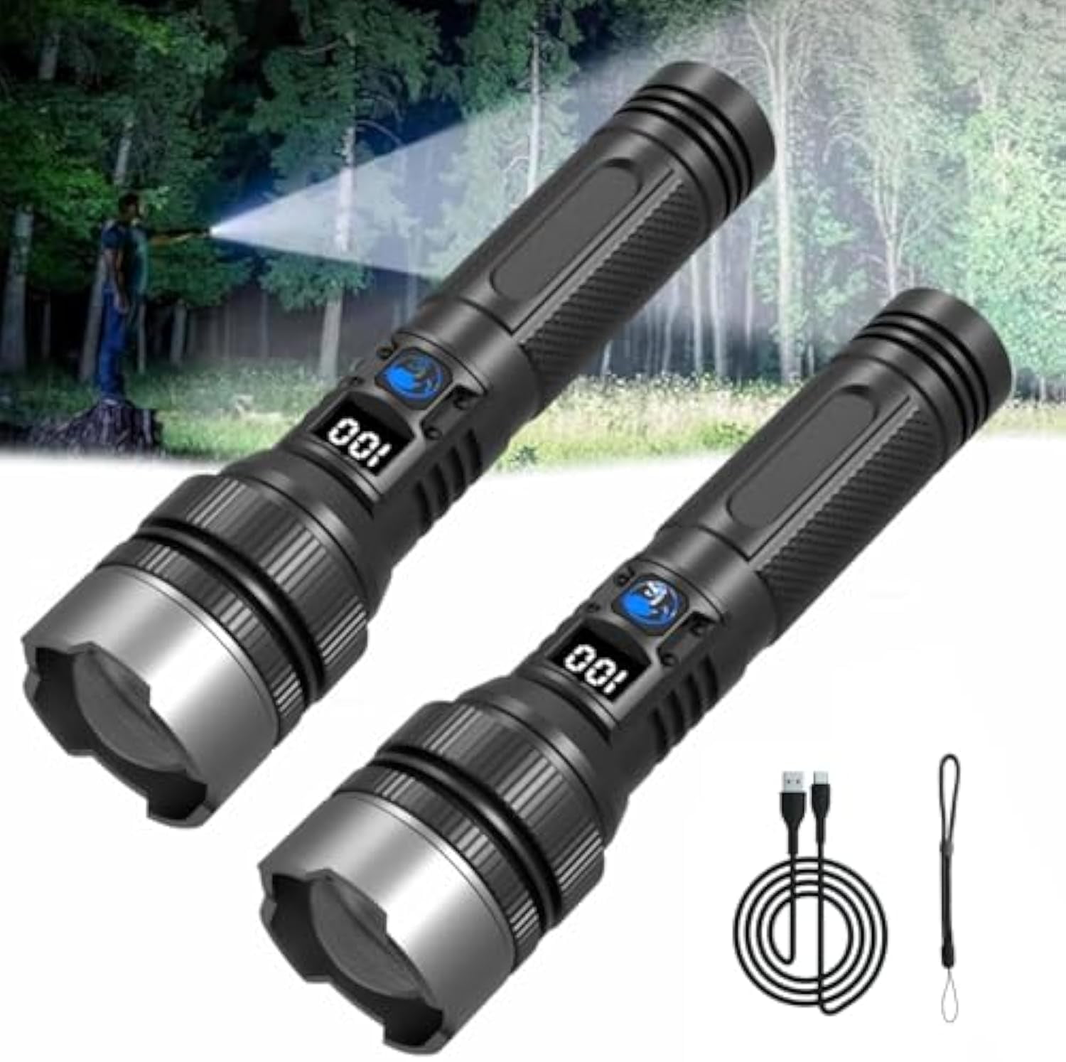 Thrivenget Flashlight - 2025 The Ultimate Survival Flashlight, 5 Modes ...