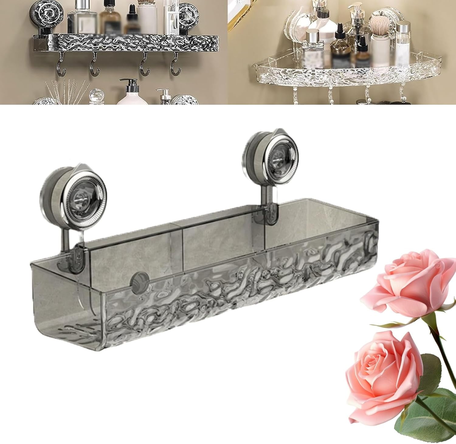 Thrivenget Storage Holder, Thrivenget Corrugated Suction Cup Storage ...