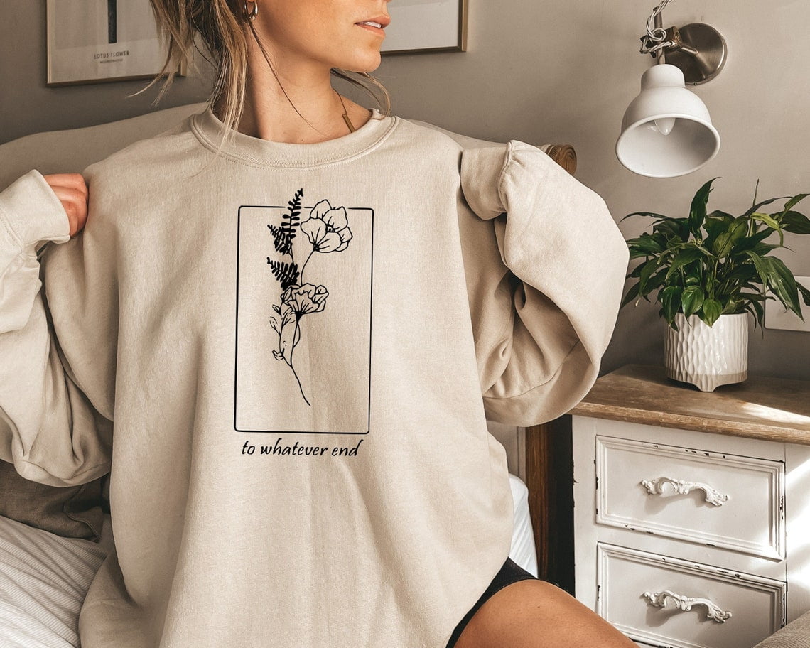 Throne Of Glass Flower Aelin Quote Sweatshirt, The Thirteen Shirt ...