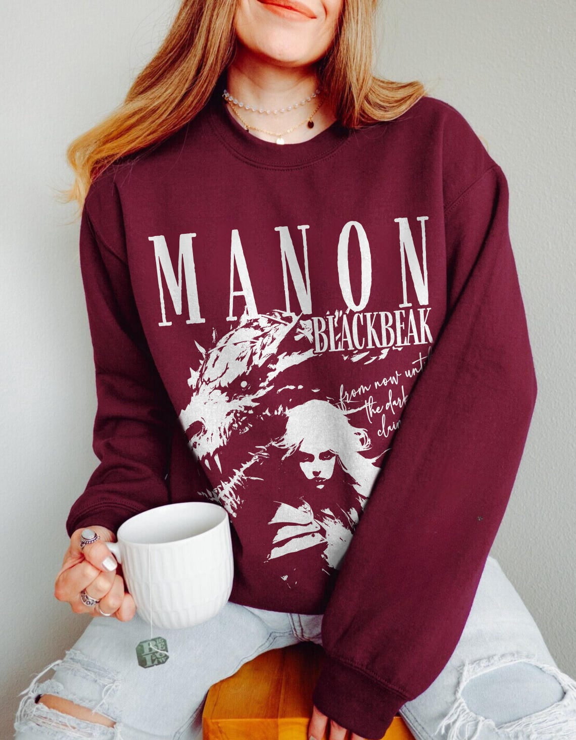 Throne Of Glass Manon Blackbeack Shirt, Fireheart Sweatshirt, Dragon ...