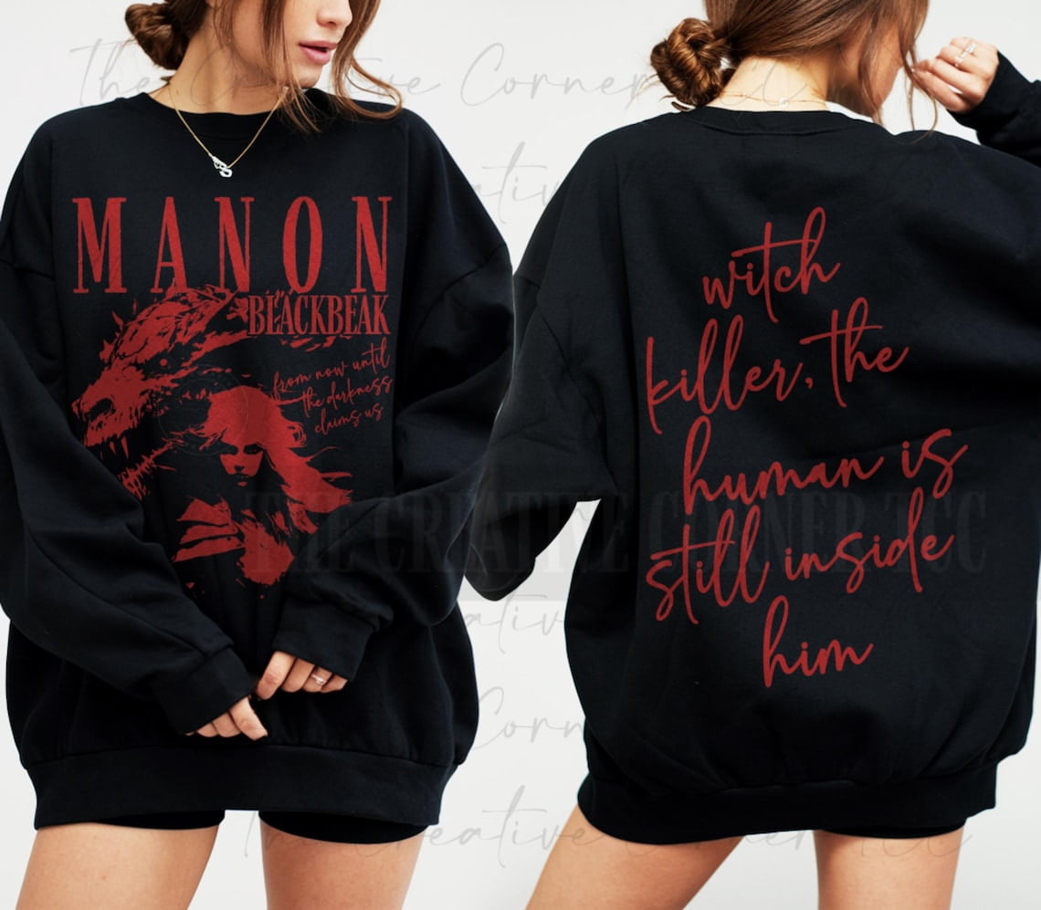 Throne Of Glass Manon Blackbeack Shirt, Fireheart Sweatshirt, Dragon ...