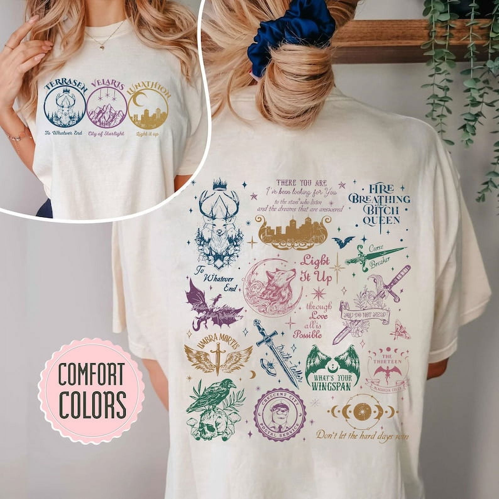 Throne of Glass Sweatshirt, Velaris City of Starlight Sweatshirt ...