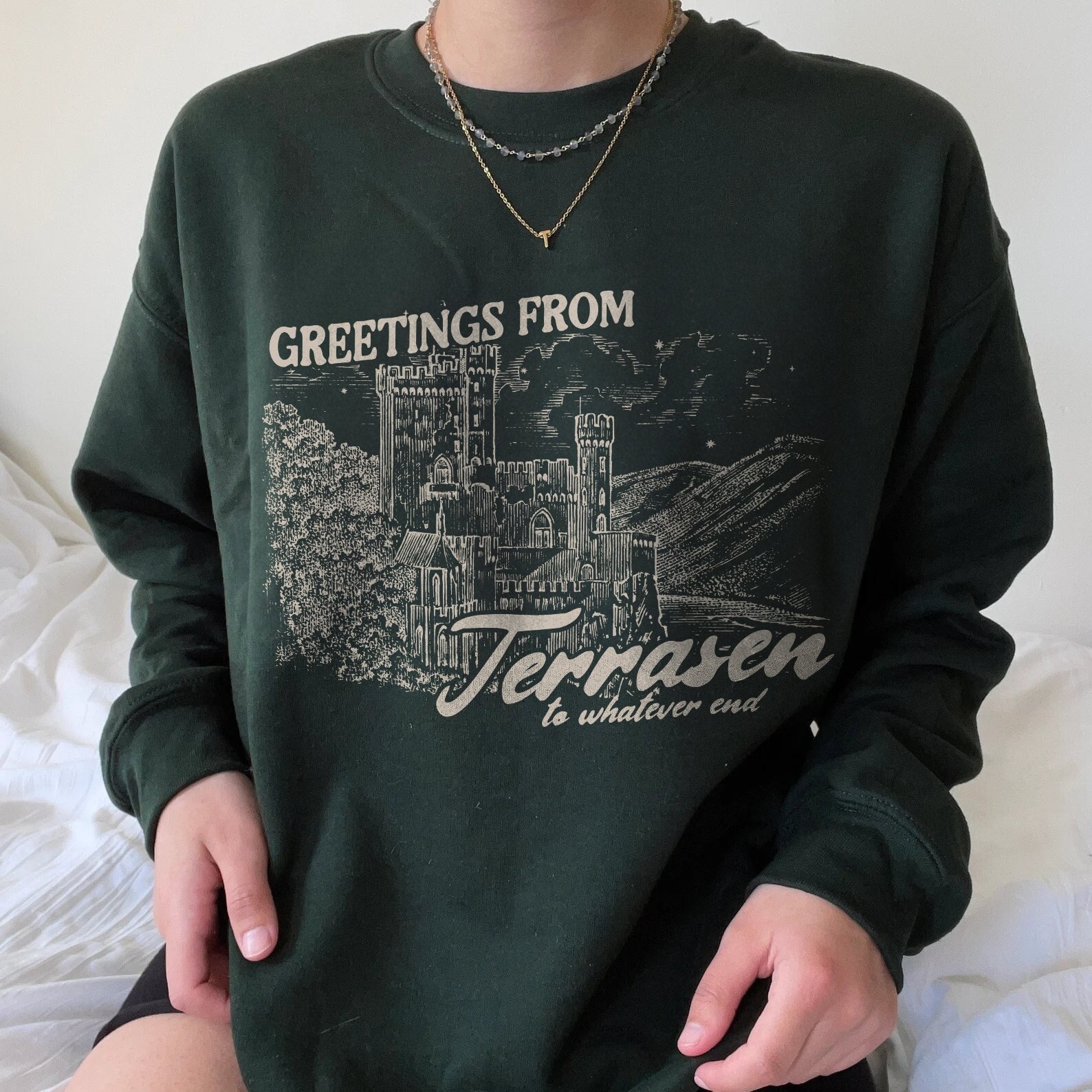 Throne Of Glass Sweatshirt | Terrasen Shirt Elirea Crescent City Aelin ...