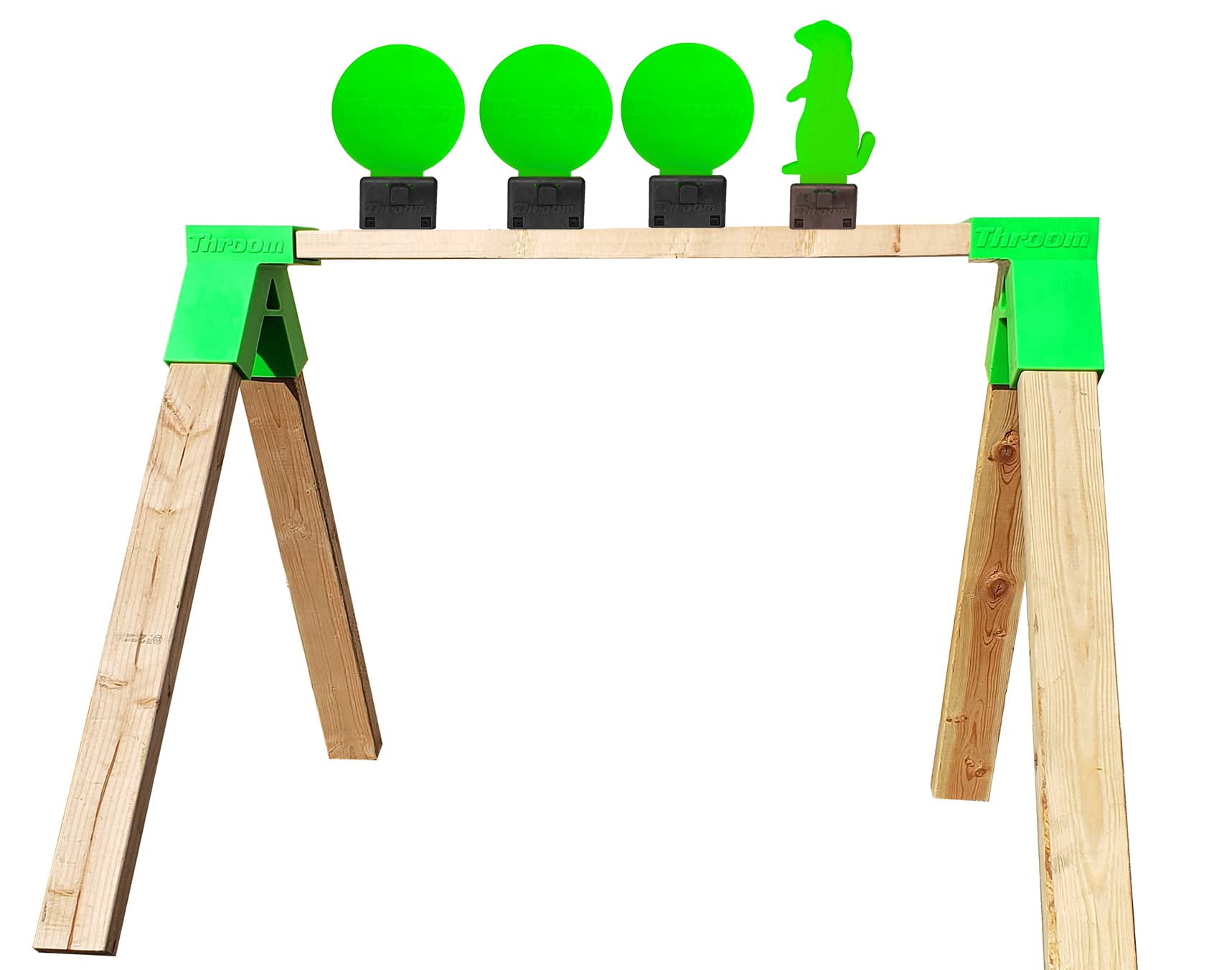Throom - Reactive Self Healing Targets for Shooting + 2x4 Target Stand ...